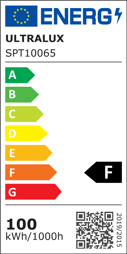 LED Slim прожектор 100W, 6500K, 220-240V AC, IP65 студена светлина ...