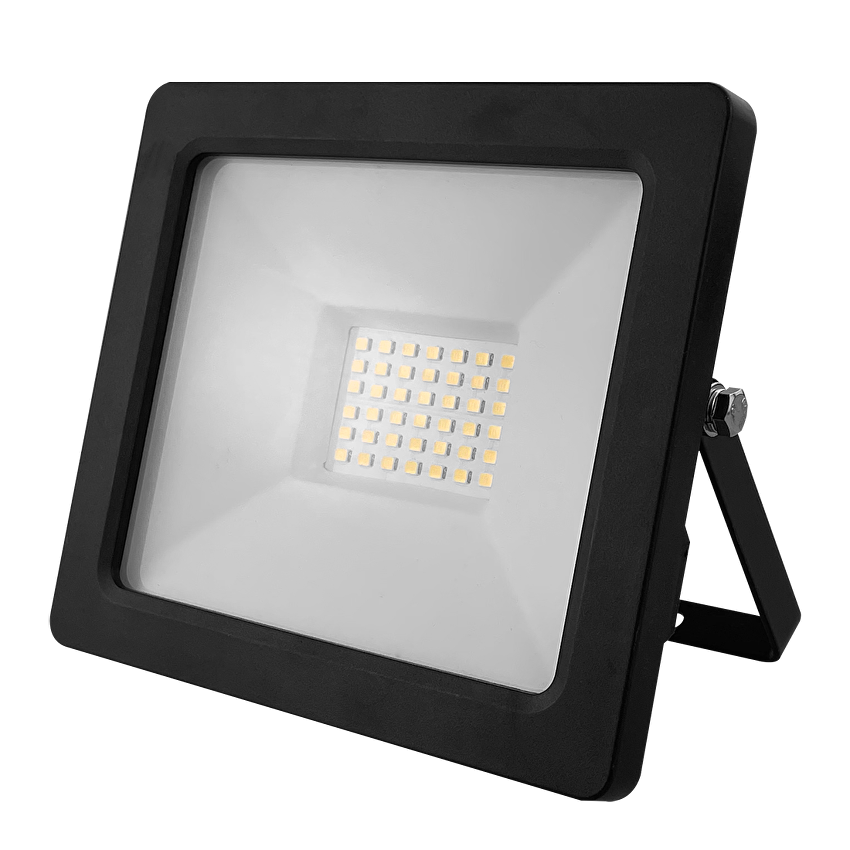 LED Slim прожектор 30W, 6500K, 220-240V AC, IP65 студена светлина ...
